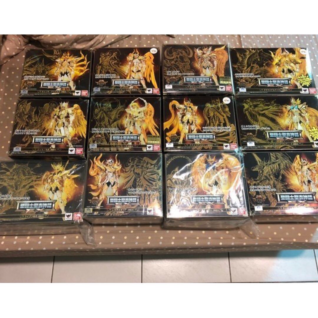 Gold Saint Seiya God Cloth Full Set 12 Zodiac, Hobbies & Toys, Toys ...