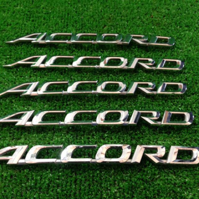 Honda Accord Logo, Auto Accessories on Carousell