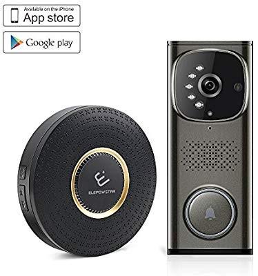 Elepowstar Wireless Video DoorBell with Chime, 1080P HD Smart Home ...