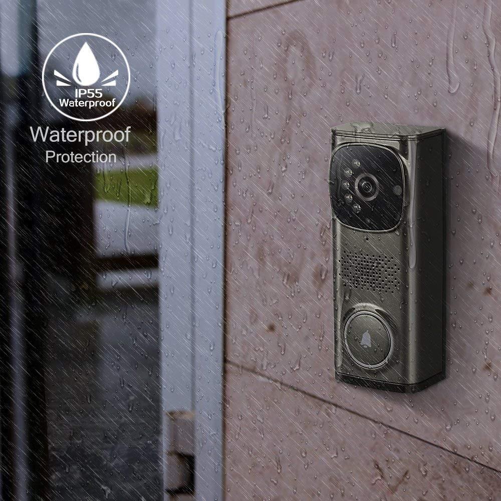 Elepowstar Wireless Video DoorBell with Chime, 1080P HD Smart Home ...