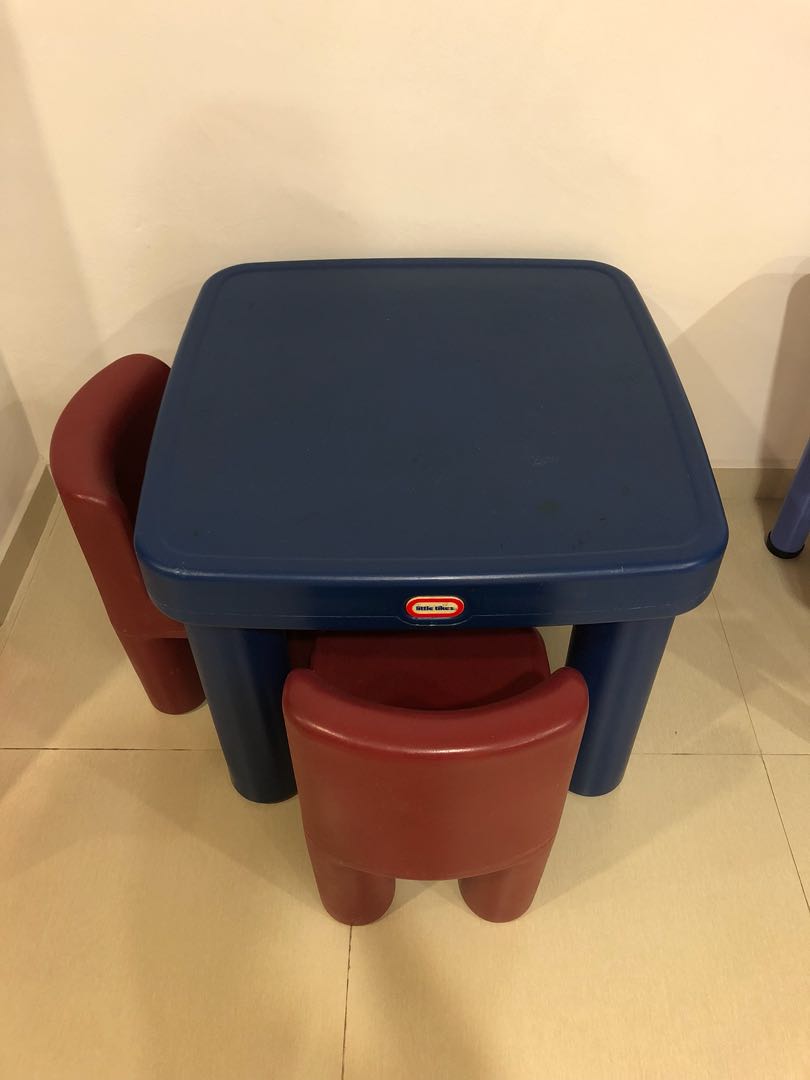 Little Tikes table and 2 chairs, Babies & Kids, Baby Nursery & Kids ...