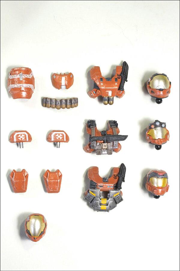McFarlane Halo Reach Series 5 : Spartan CQB Custom Armor Pack in Rust ...