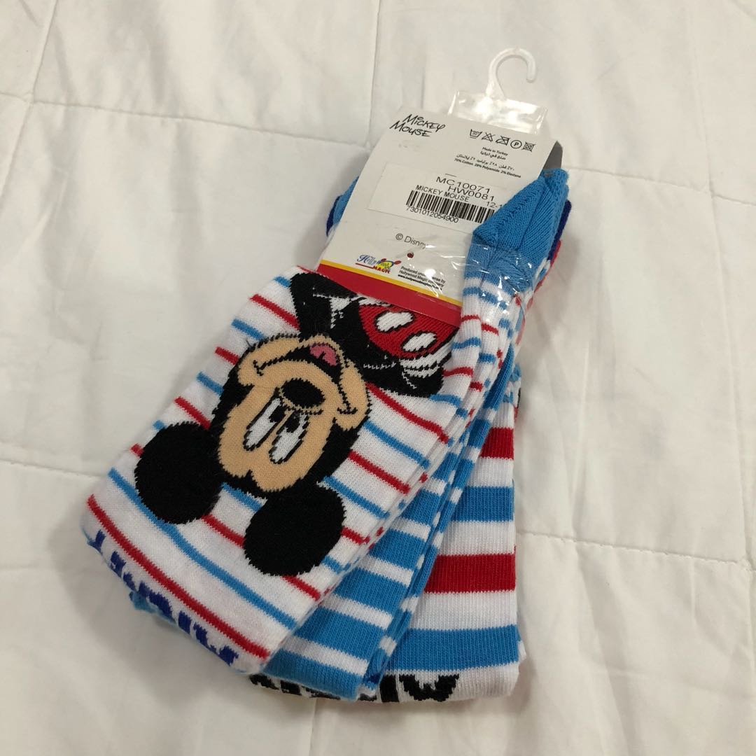 Mickey Mouse socks from Mothercare, Babies & Kids, Babies & Kids ...