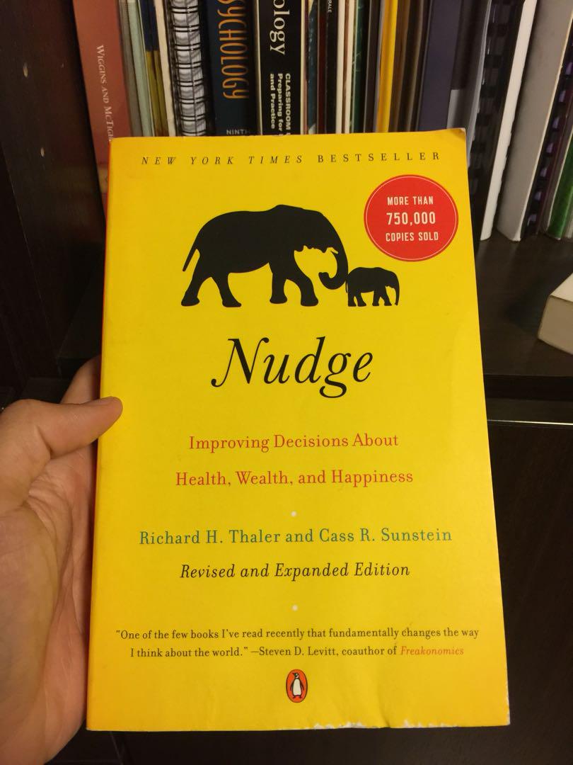 Nudge by Thaler and Sunstein, Hobbies & Toys, Books & Magazines ...