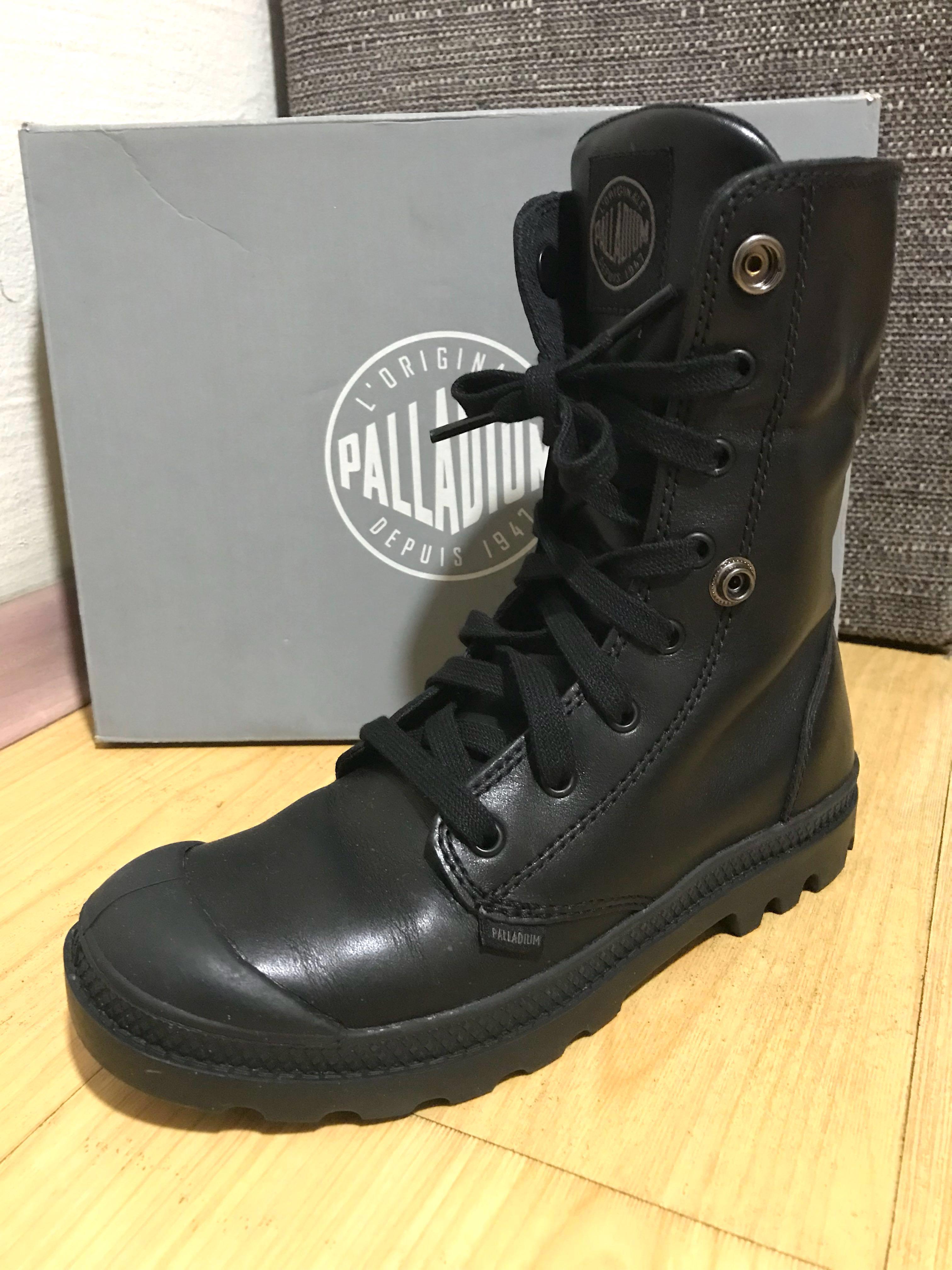 Palladium Leather Boots with zip. 2 style options., Women's Fashion ...