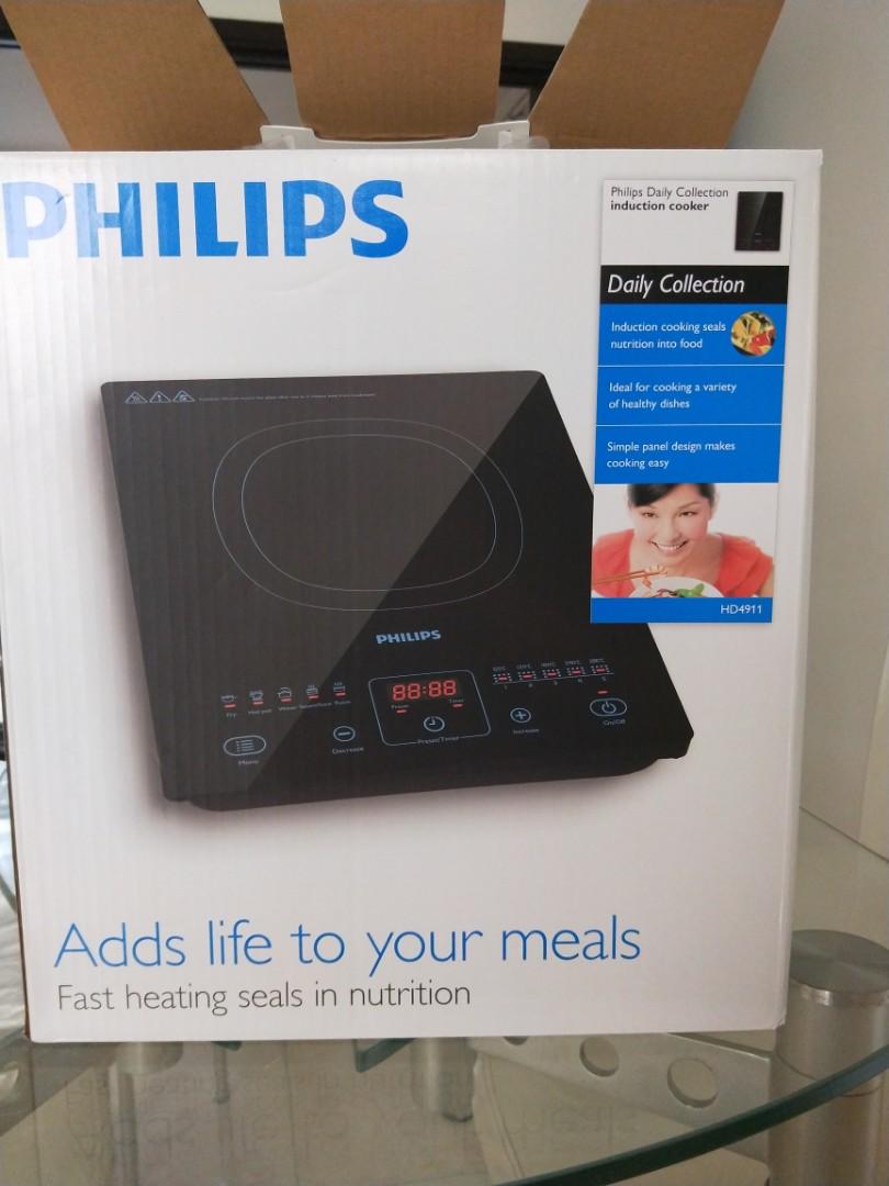 Philips- Induction Cooker HD4911, TV & Home Appliances, Kitchen ...