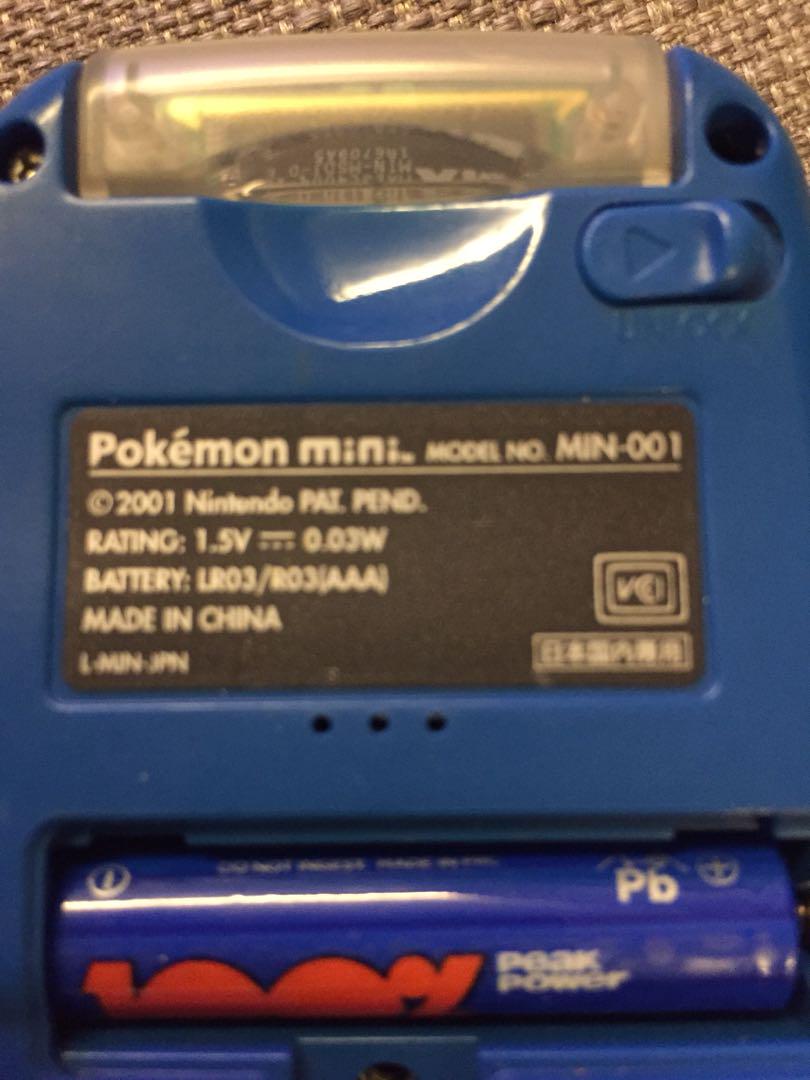 RARE! Working Pokemon Mini with cartridge included, Video Gaming, Video ...