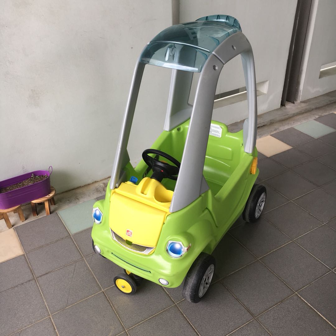 Step 2 green coupe car, Babies & Kids, Infant Playtime on Carousell