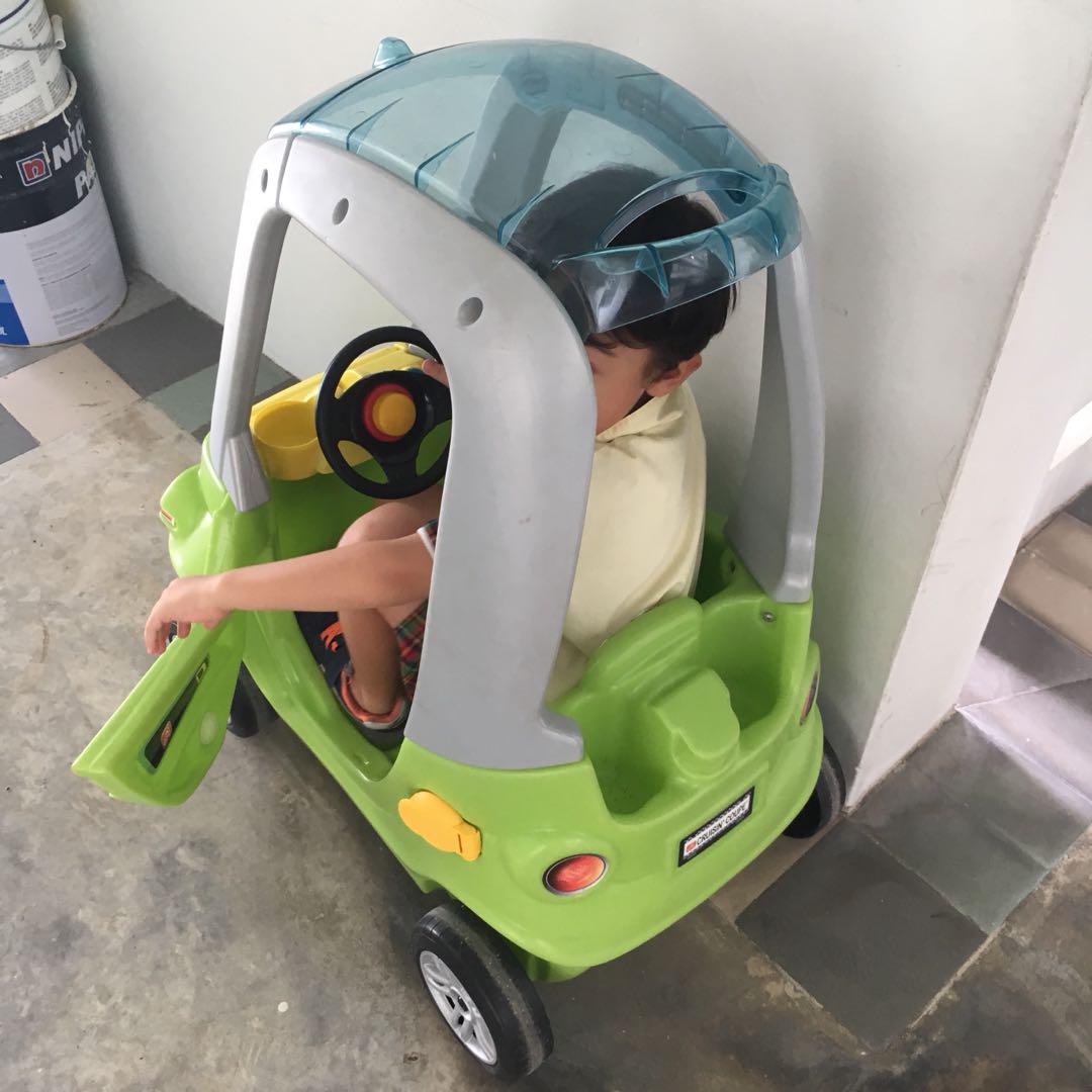 Step 2 green coupe car, Babies & Kids, Infant Playtime on Carousell
