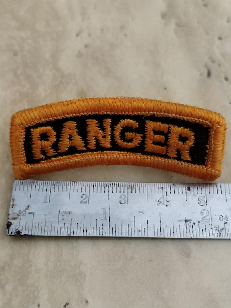US Army Ranger Tab(modified for easier to pin on the shoulder), Hobbies ...