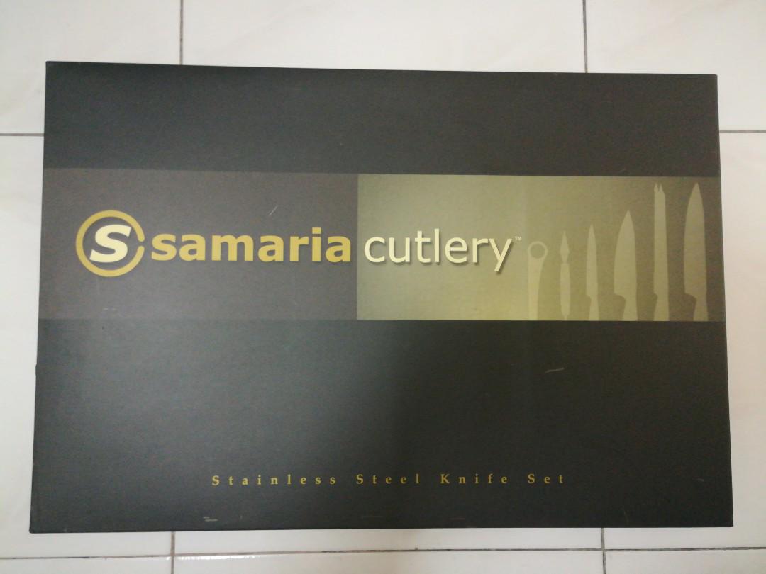 🔥🆕samaria cutlery™ Stainless Steel Knife Set, Furniture & Home Living ...