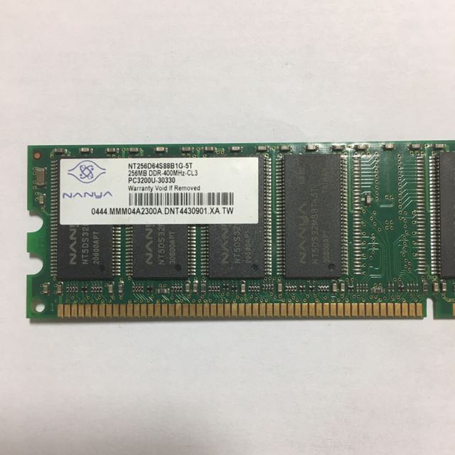 256MB DDR Desktop RAM, Computers & Tech, Parts & Accessories ...