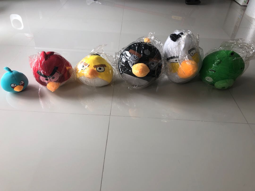 Angry Bird Soft Toy Set, Hobbies & Toys, Toys & Games on Carousell