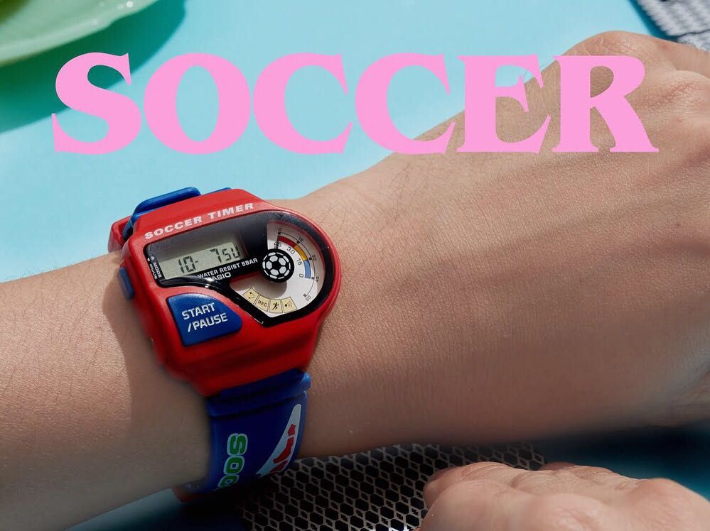 ⌚️Casio Soccer Watch, 興趣及遊戲, 收藏品及紀念品, 古董收藏 - Carousell
