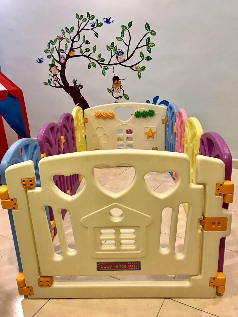 Coby Fence Baby Play Yard, Babies & Kids, Infant Playtime on Carousell
