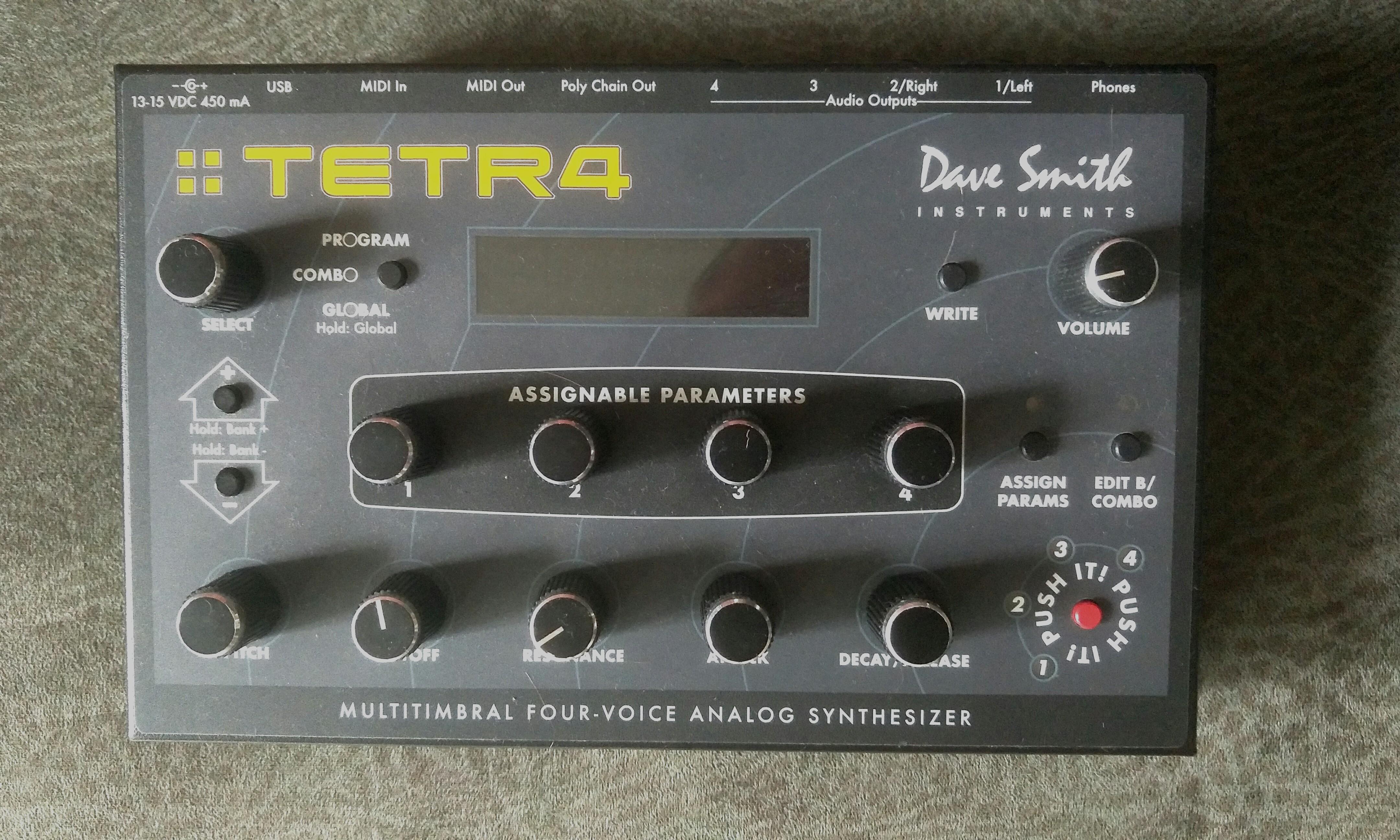 Dave Smith Tetra Desktop Analogue Synth, Hobbies & Toys, Music & Media ...