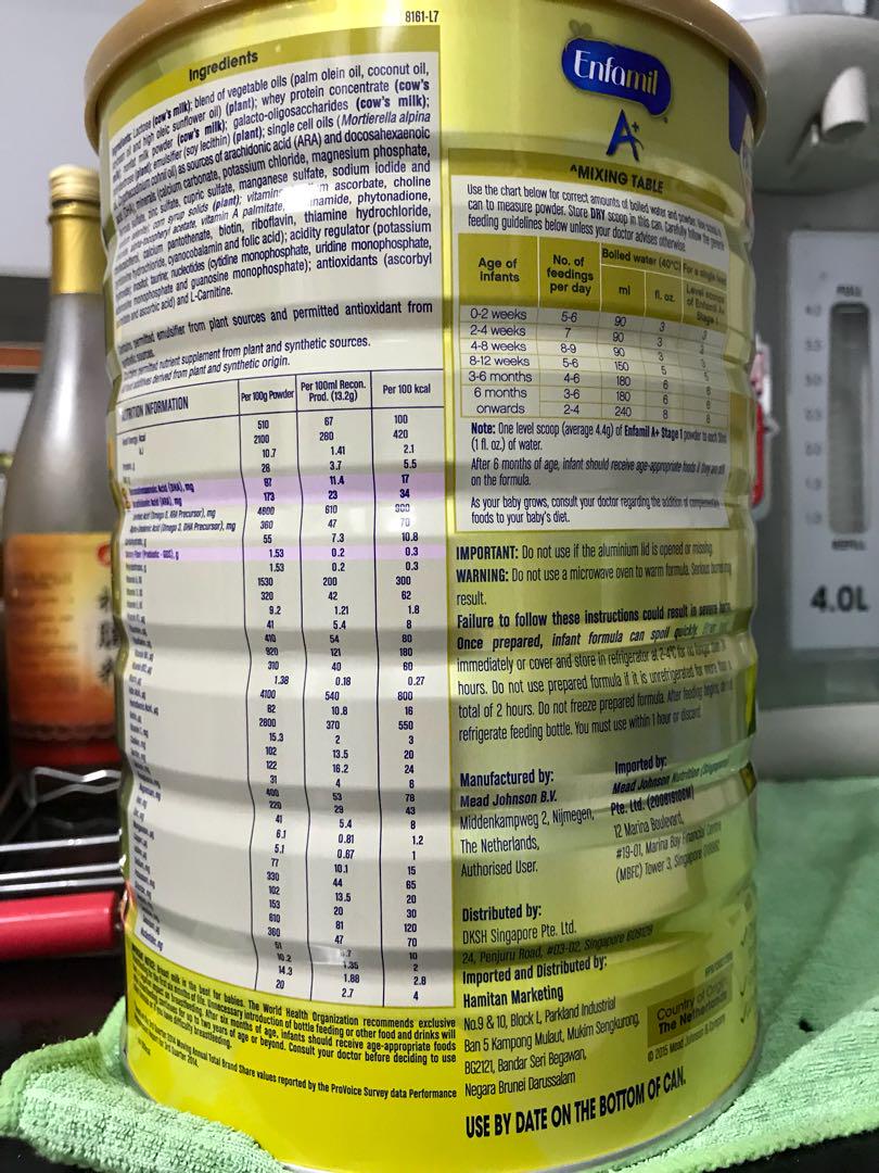 Enfamil A+ 360 DHA Plus Stage 1 , Babies & Kids, Nursing & Feeding ...