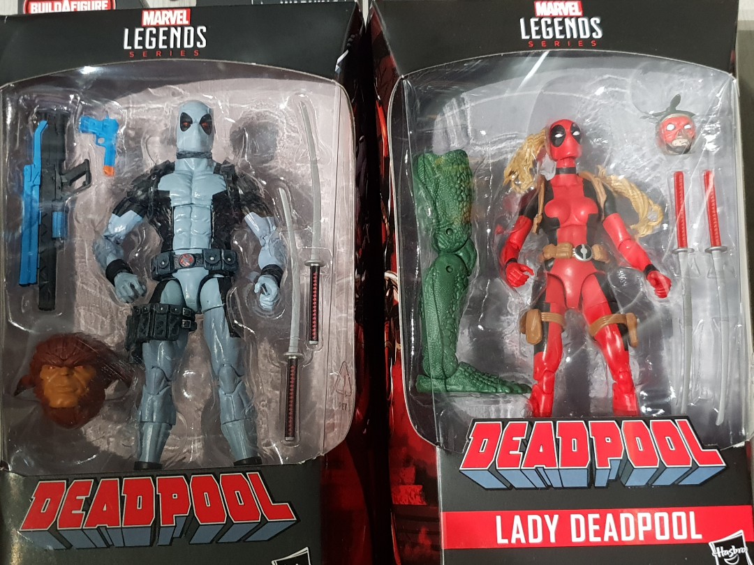 Hasbro Marvel Legends - Deadpool (Grey + Lady) #EndgameYourExcess ...