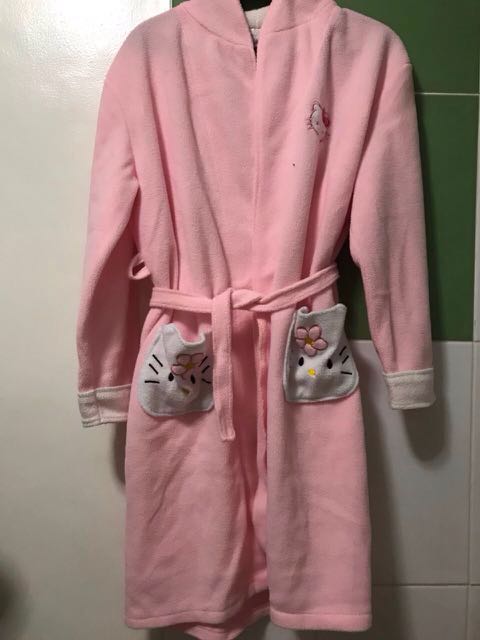 Hello Kitty Bathrobe, Women's Fashion, Dresses & Sets, Traditional ...