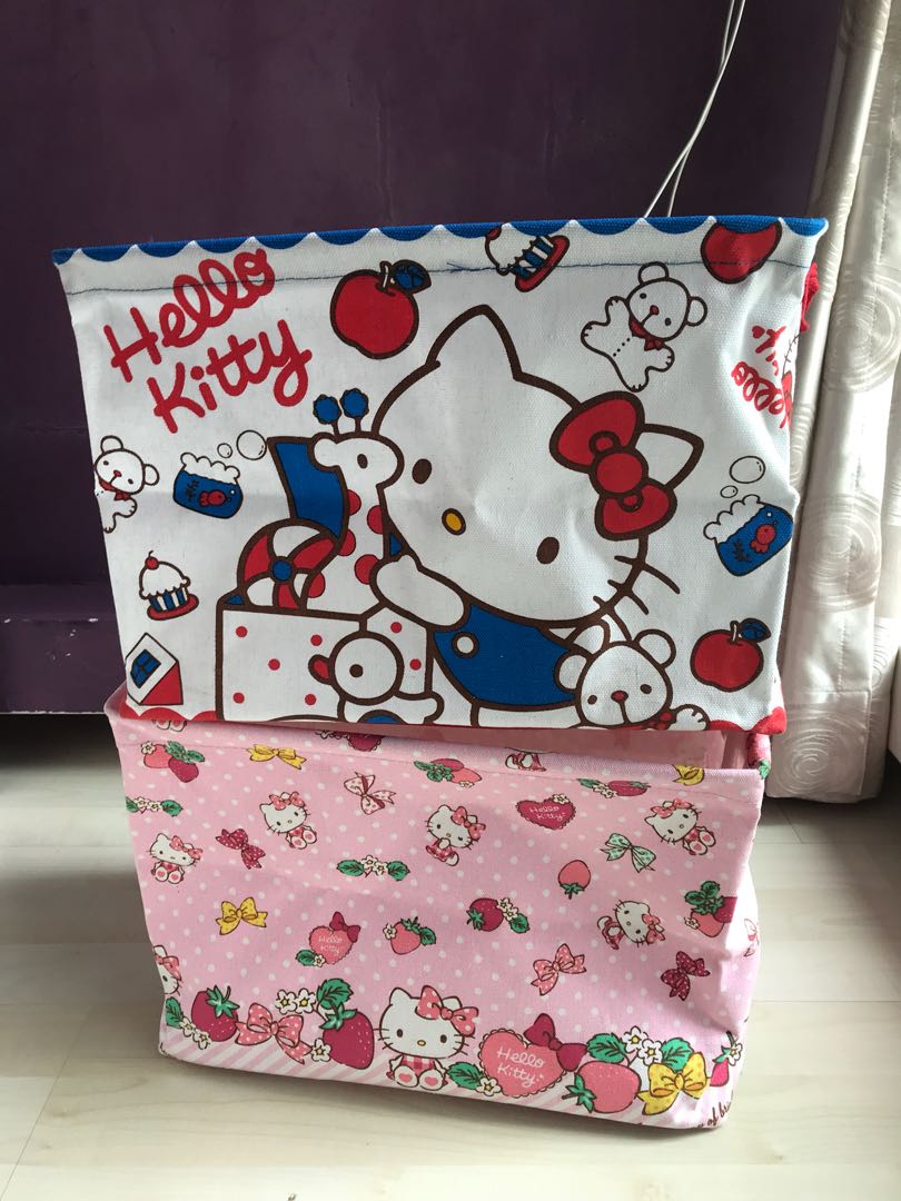 Hello Kitty storage box, Everything Else on Carousell