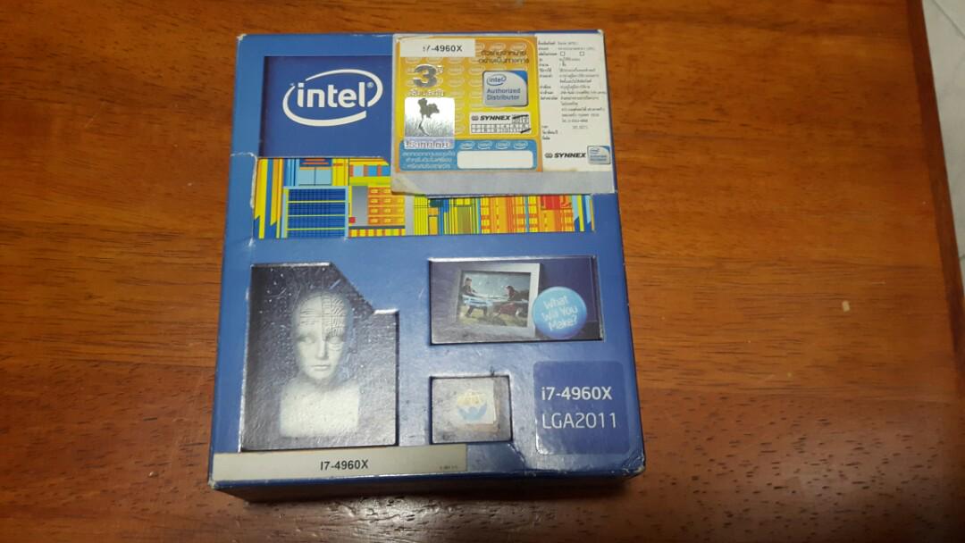 Intel core I7 4960X retail Cpu, Computers & Tech, Parts & Accessories ...