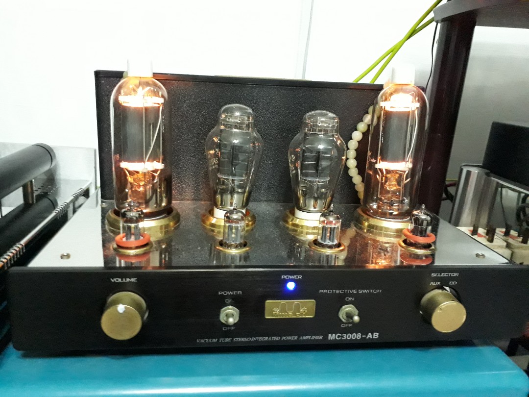 Mingda Mc-3008 AB (805) tube integrated amp with protective switch ...