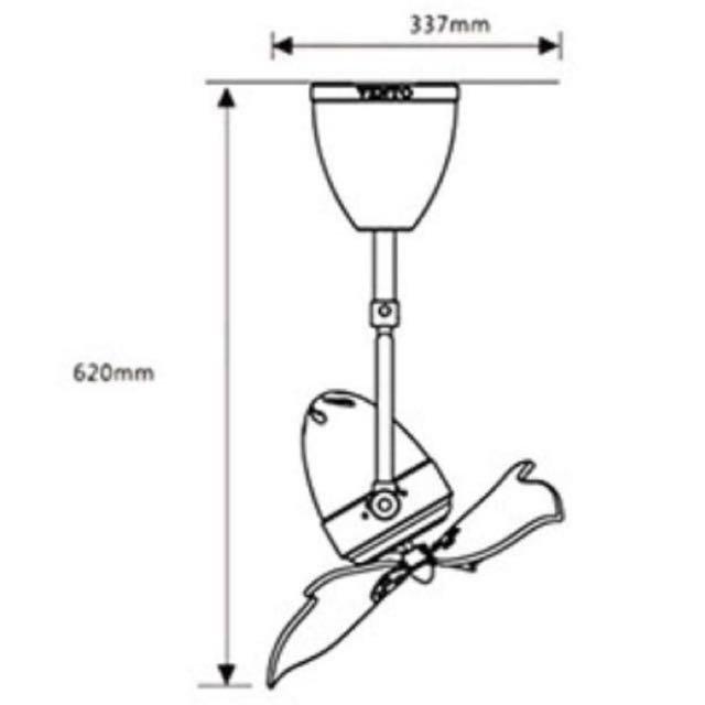 Nsb Fino2 Fino 2 Vento Ceiling Fan, Furniture & Home Living, Lighting ...