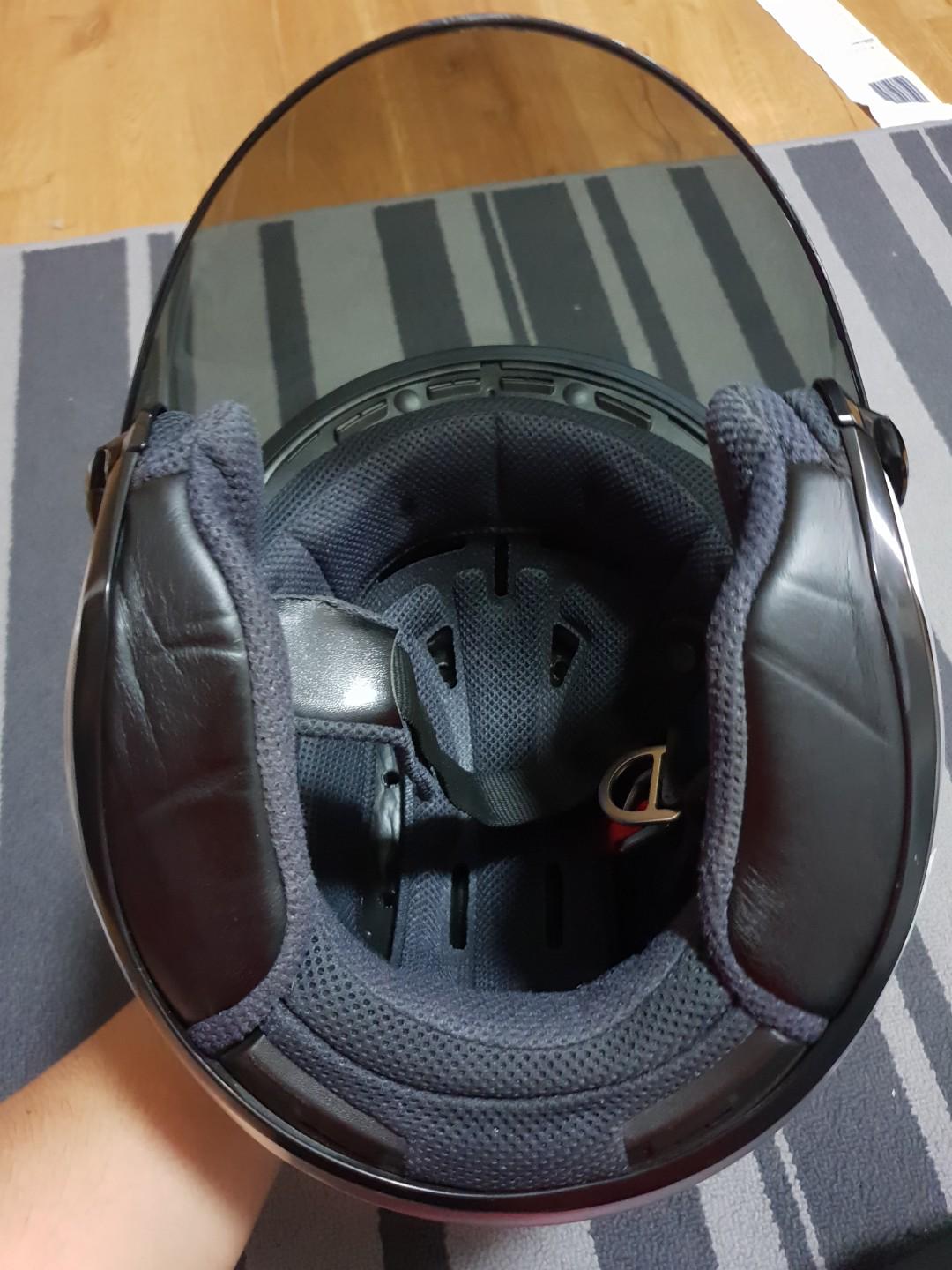 Shoei jforce 3 silver, Motorcycles, Motorcycle Apparel on Carousell