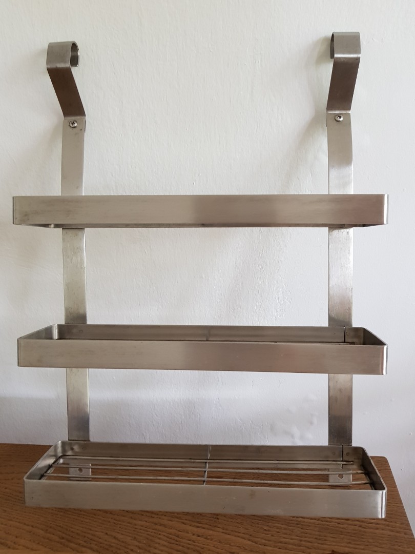 Stainless steel spice rack, Furniture & Home Living, Kitchenware ...