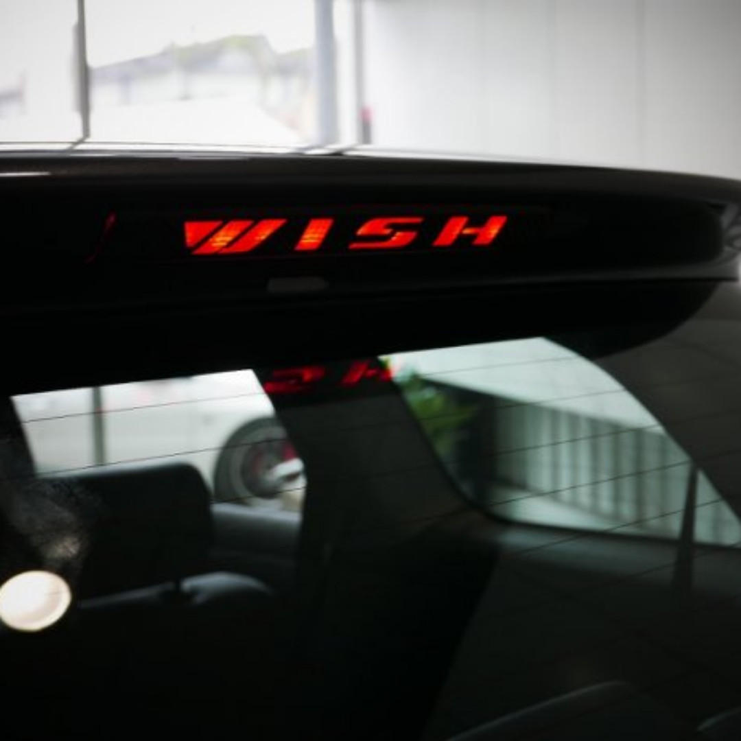 Toyota Wish Brake Light Logo Sticker, Car Accessories, Accessories on ...