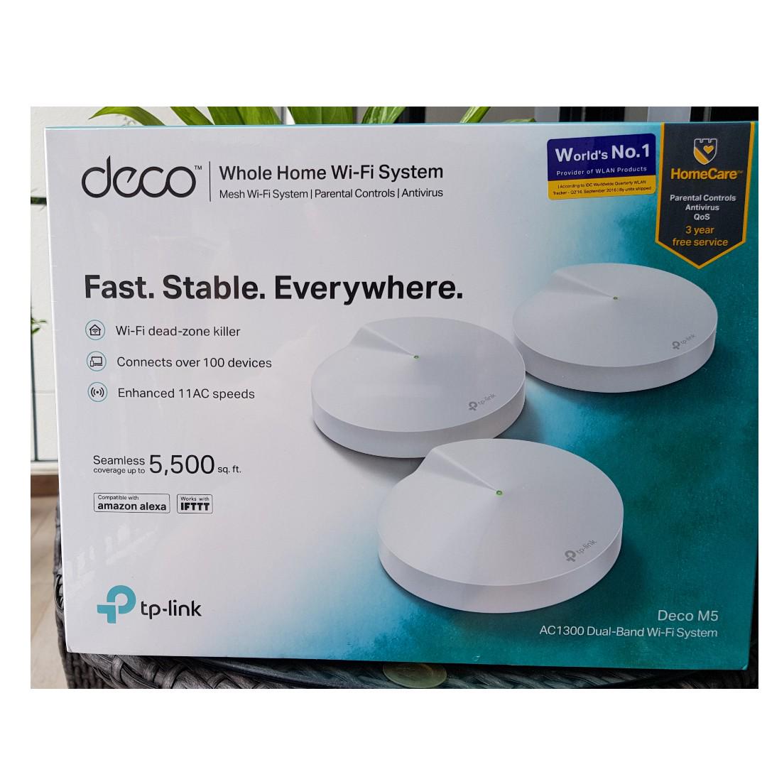 TPLink Mesh Deco M5 Router, Computers & Tech, Parts & Accessories ...