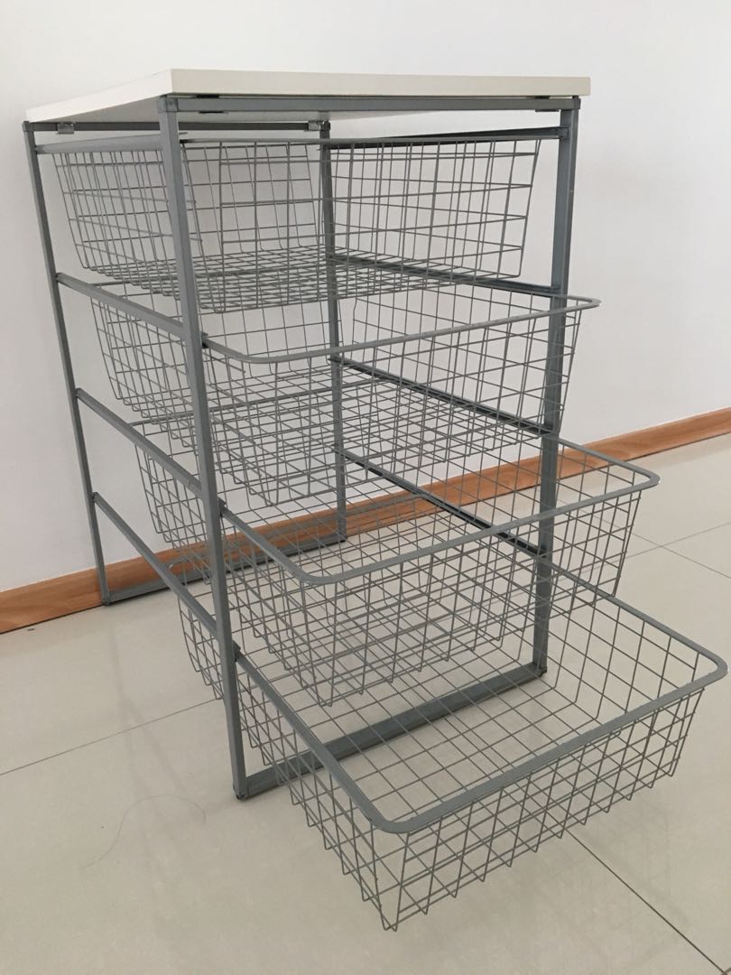 Wire Rack Drawers, Furniture & Home Living, Furniture, Shelves ...
