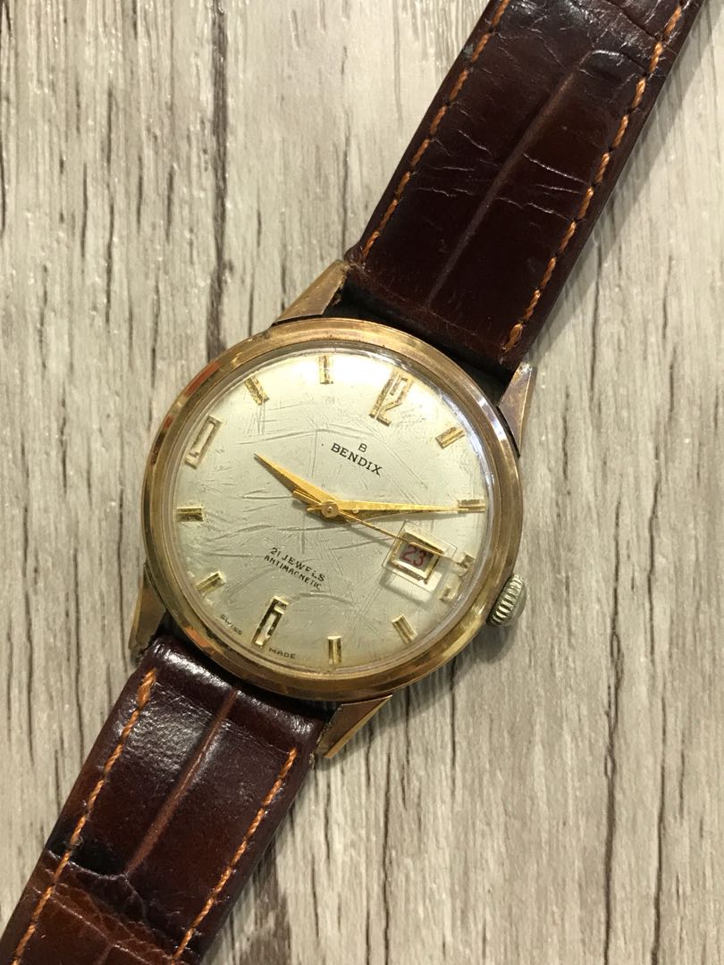 Bendix 21 Jewels Antimagnetic Winding Watch, Luxury, Watches on Carousell