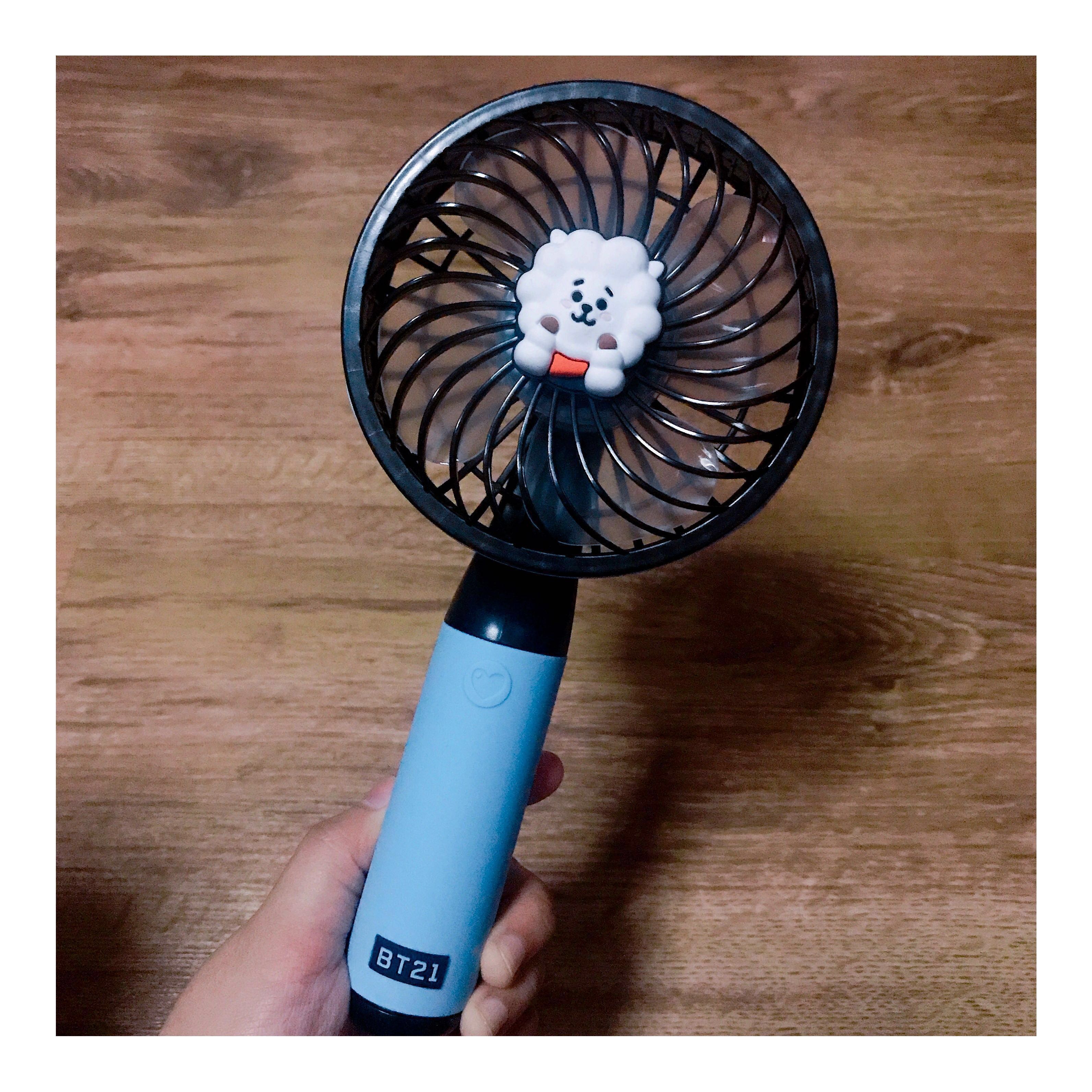 BT21 RJ Handy Fan, Hobbies & Toys, Memorabilia & Collectibles, Fan Merchandise on Carousell