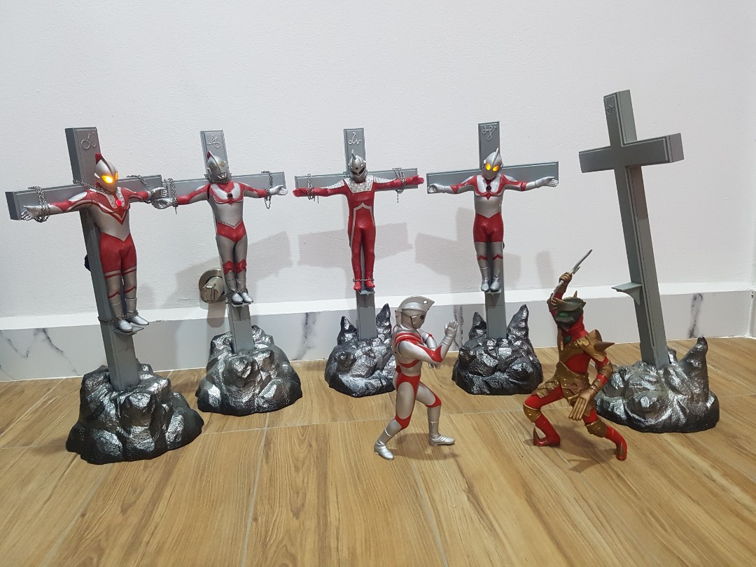 CCP Ultraman Brothers On Cross Set Ace Killer Golgatha, Hobbies & Toys ...
