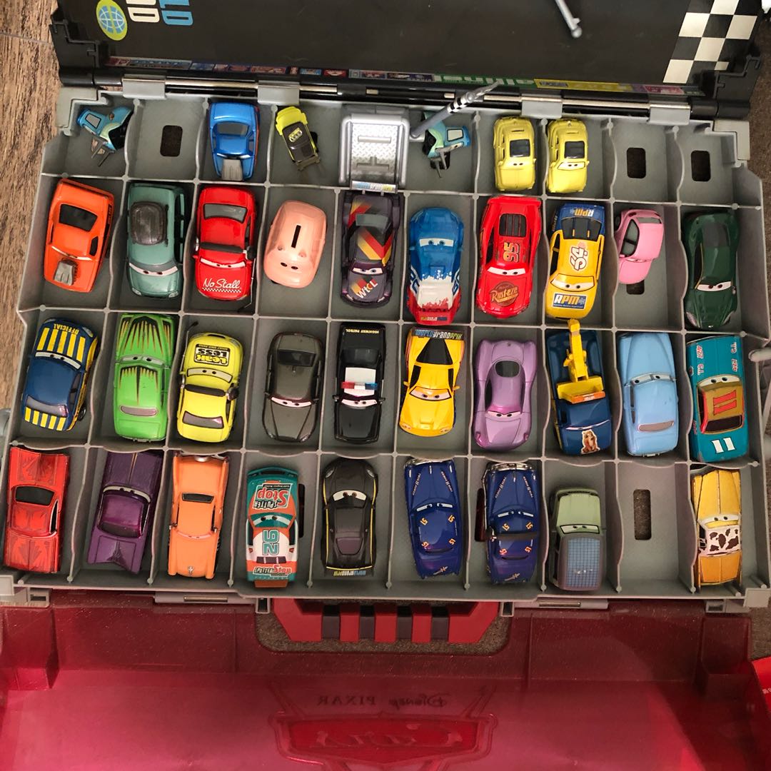 Disney Cars Collection with Plastic Case, Hobbies & Toys, Toys & Games ...
