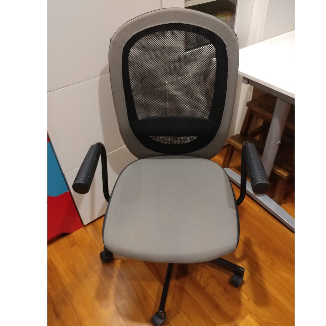 For Sale: Used Ikea Flintan grey office chair with arms., Furniture ...
