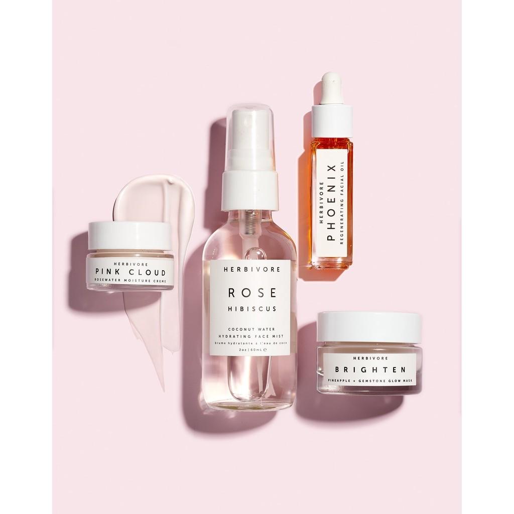 Herbivore hydrat + glow natural skincase mini collection, Olshop ...