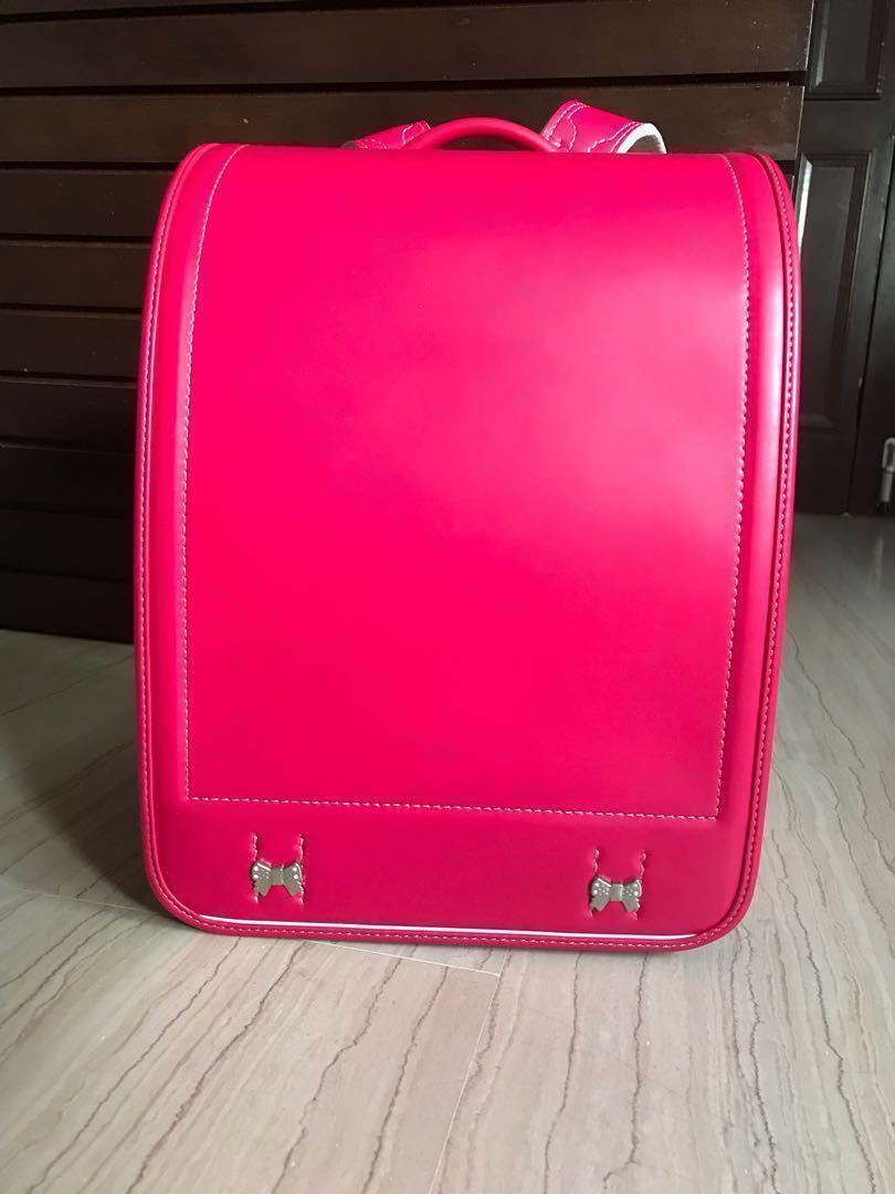 Japanese Red Student Bag, Babies & Kids, Babies & Kids Fashion on Carousell