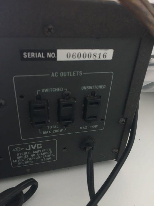 JVC A-X900 Amplifier, Audio, Soundbars, Speakers & Amplifiers on Carousell