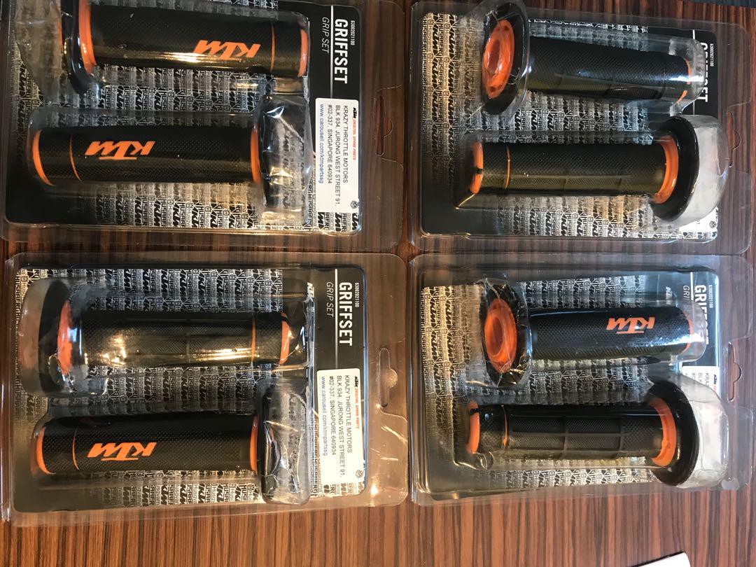 KTM GRIPS SET, Motorcycles, Motorcycle Accessories on Carousell