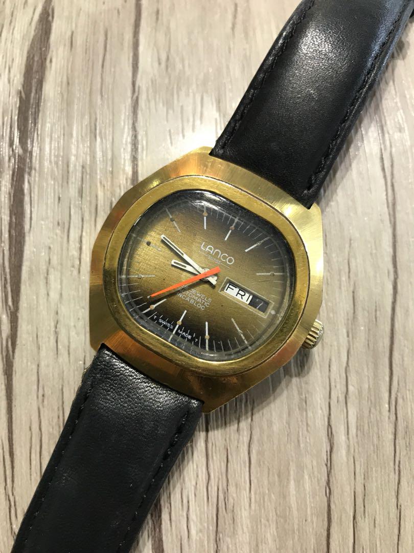 Lanco Swiss Automatic Day Date Watch, Men's Fashion, Watches ...