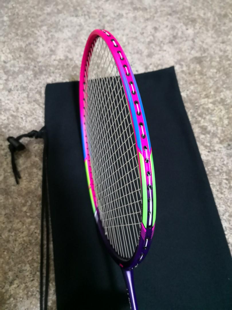 Li Ning Windstorm 72 Badminton Racket, Sports Equipment, Sports & Games ...