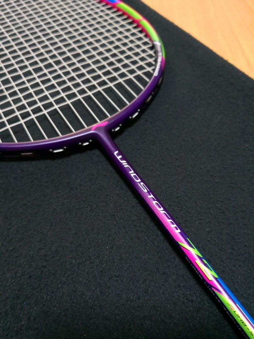 Li Ning Windstorm 72 Badminton Racket, Sports Equipment, Sports & Games ...