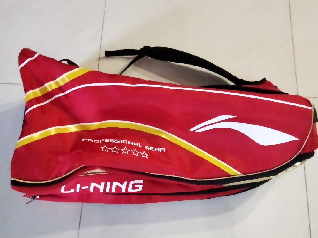 Li-Ning Badminton Bag, Sports Equipment, Sports & Games, Racket & Ball ...