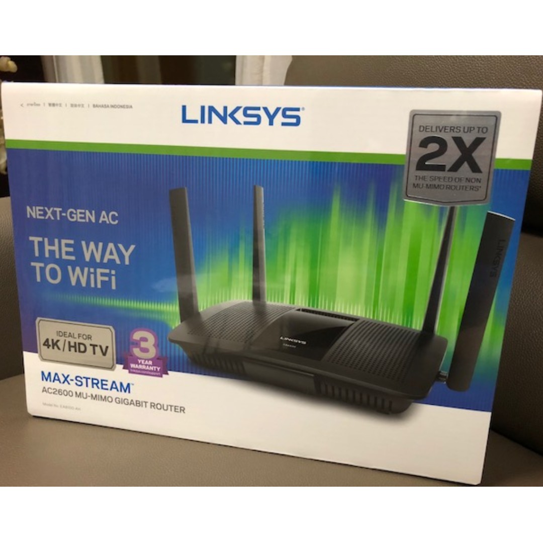 **NEW & SEALED** - Linksys EA8100 Max-Stream™ AC2600 MU-MIMO Gigabit ...