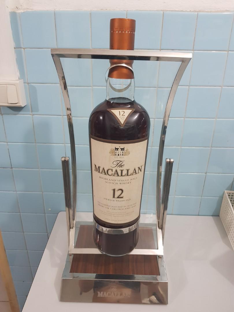 Macallan whisky 4.5L with Cradle, Food & Drinks, Alcoholic Beverages on ...
