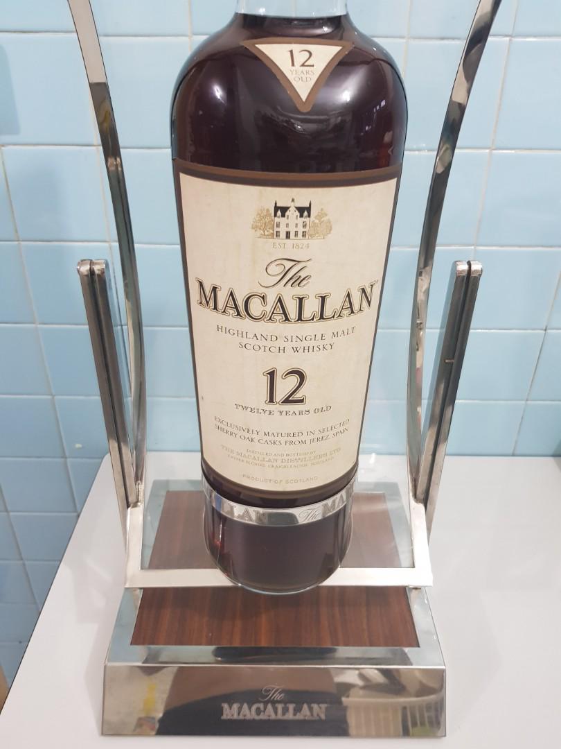 Macallan whisky 4.5L with Cradle, Food & Drinks, Alcoholic Beverages on ...