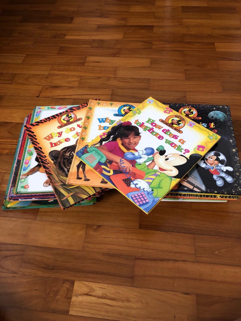Mickey Mouse “Wonders Why” 24 Book Set, Hobbies & Toys, Books ...