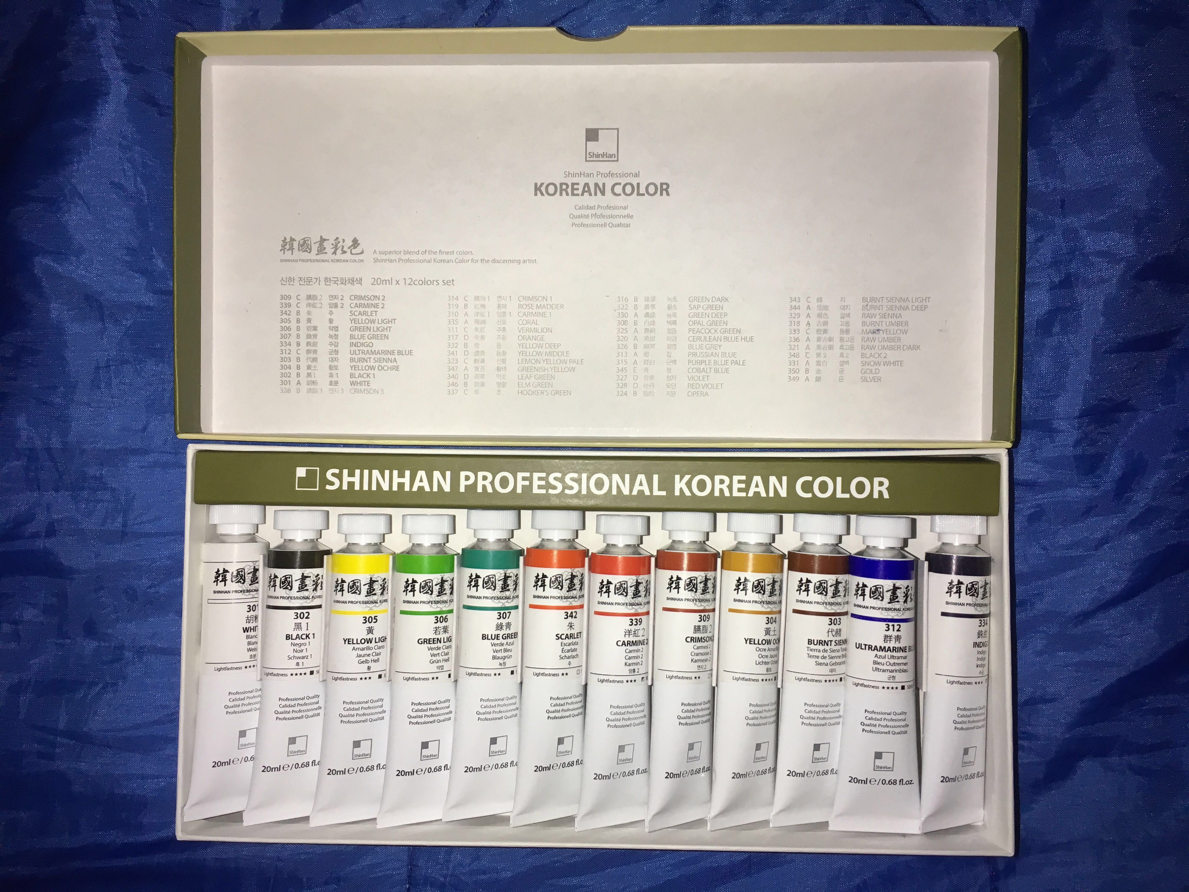 Shinhan Korean Professional Color, Hobbies & Toys, Stationary & Craft ...